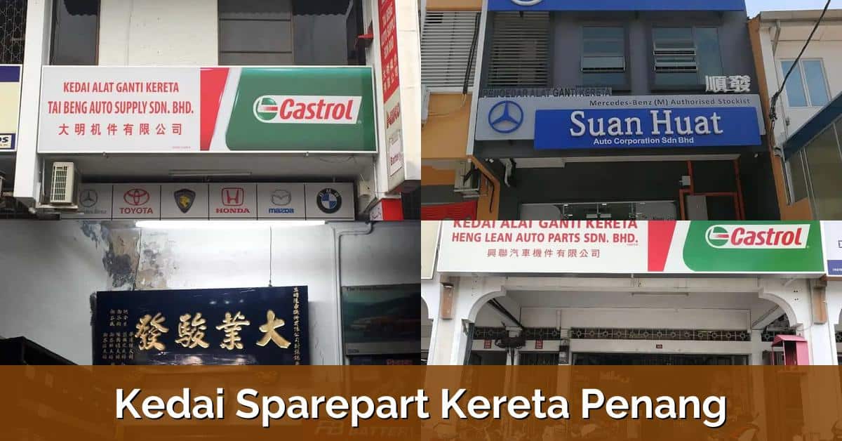 9 Kedai Sparepart Kereta Penang - JALDAYAT.COM